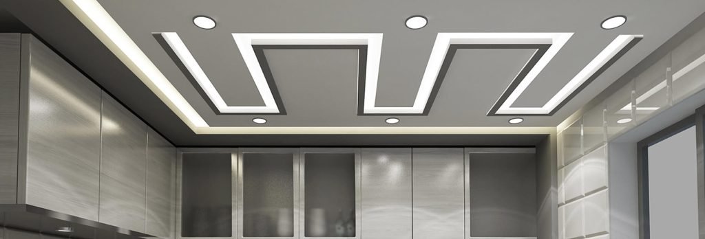 Simple False Ceiling Designs For Hall With Fans